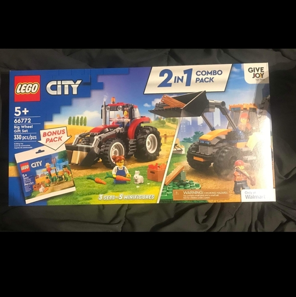 Lego | Toys | New Big Wheel Gift Set 2in Combo Pack Lego City 66772 ...
